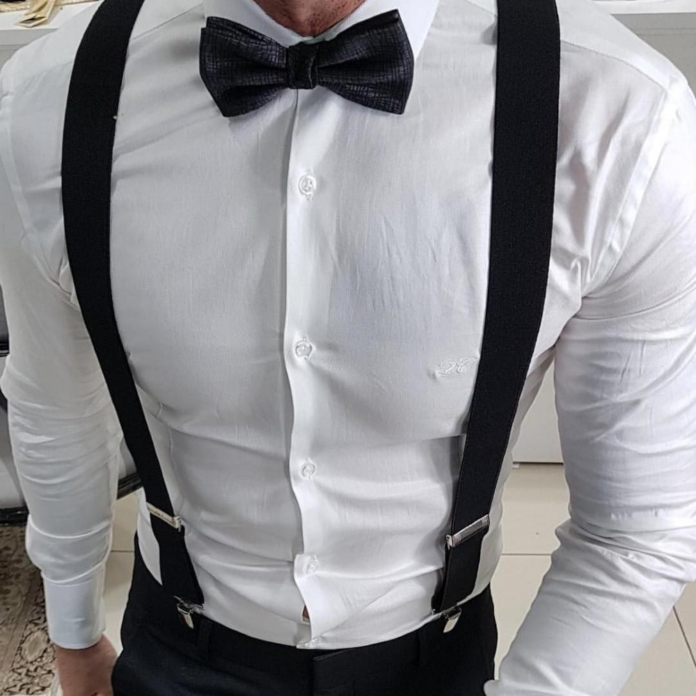 Kit Calça Camisa e Suspensório*